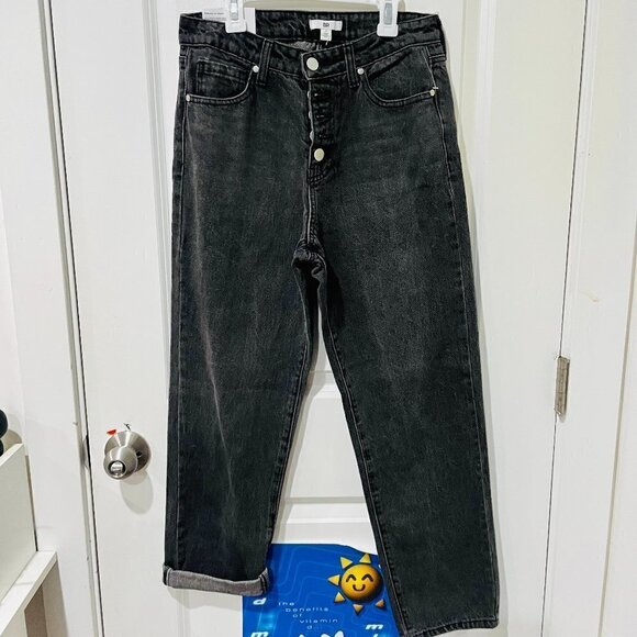 bp | Jeans | Bp High Rise Mom Jeans Faded Black | Poshmark